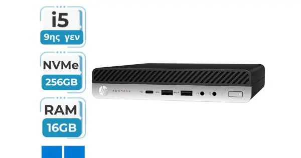 HP ProDesk 600 G5 mini pc (i5-9500t/16GB Ram/256 NVMe/Windows 11 Pro ...