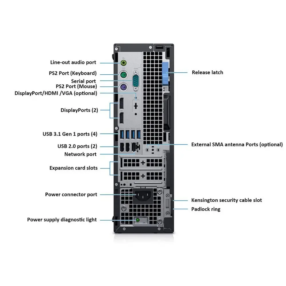 DELL Optiplex 7070 sff Refurbished Grade A+(i5 9500/16GB DDR4/256GB SSD ...